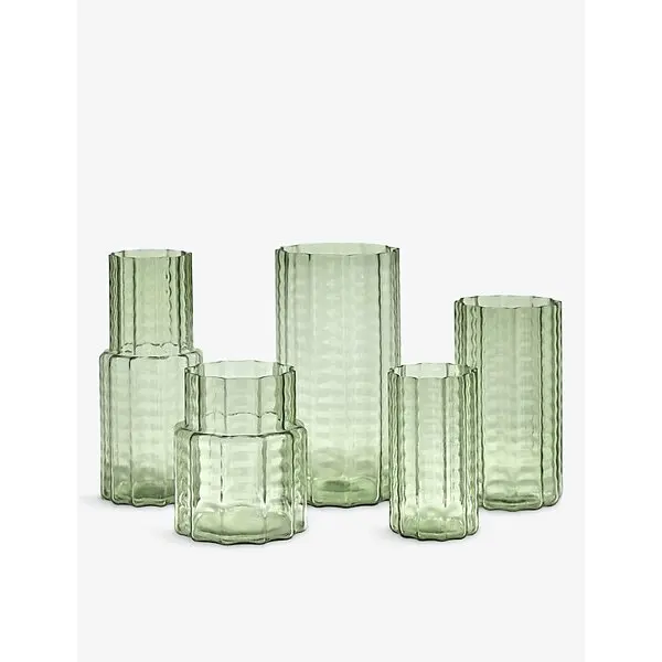 SERAX Wave Glass Vase 21cm