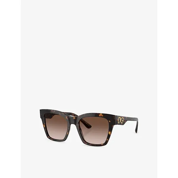 Dolce & Gabbana Square-frame Acetate Sunglasses - Havana