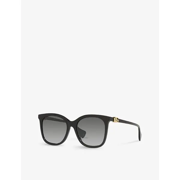 Gucci Gg1071s Square-frame Sunglasses - Black