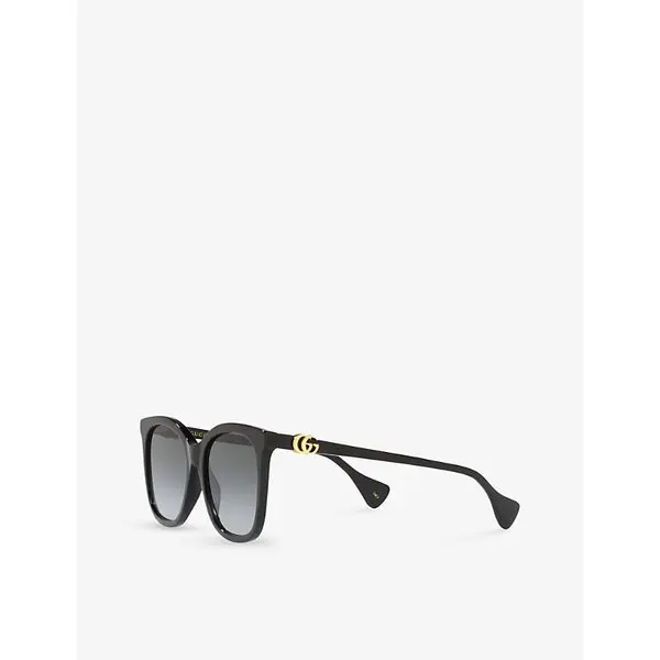 Gucci Gg1071s Square-frame Sunglasses - Black