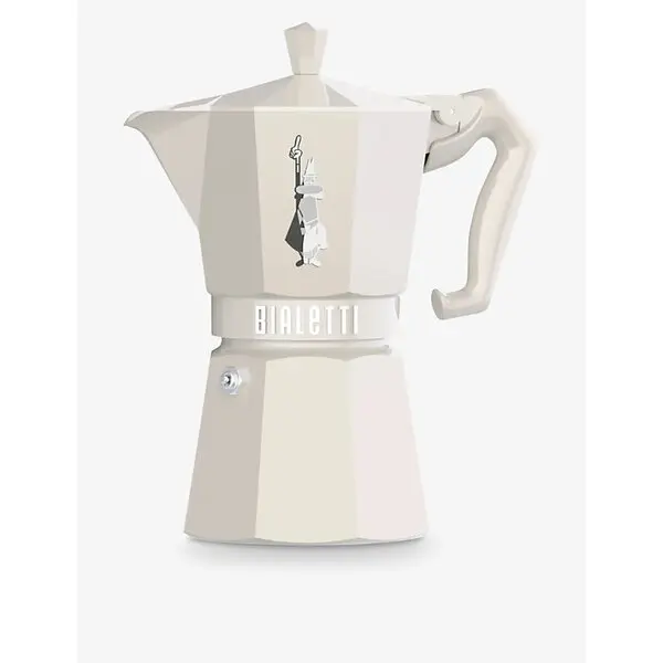 BIALETTI Moka Express Exclusive Six-cup Aluminium Espresso Maker - Cream