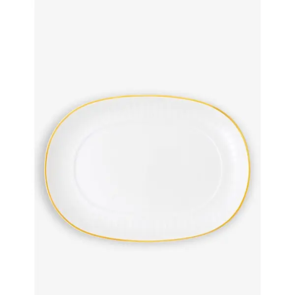 VILLEROY & BOCH Château Septfontaines Bone-porcelain Pickle Dish Plate 20cm X 14cm - One-color