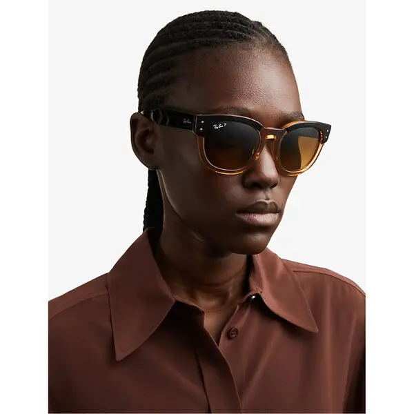 Ray-ban Mega Hawkeye Square Sunglasses - Brown