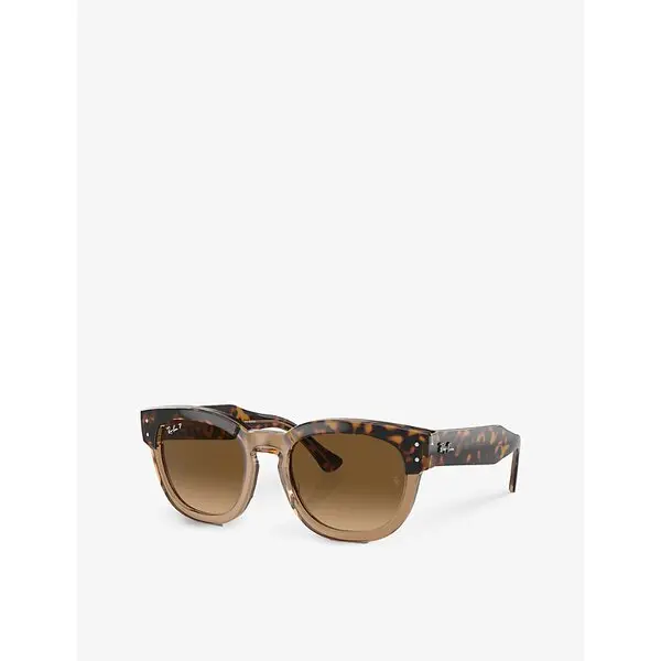 Ray-ban Mega Hawkeye Square Sunglasses - Brown