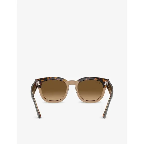 Ray-ban Mega Hawkeye Square Sunglasses - Brown