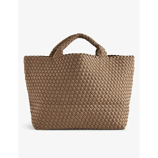 NAGHEDI St. Barths Medium Woven Tote Bag - Cashmere