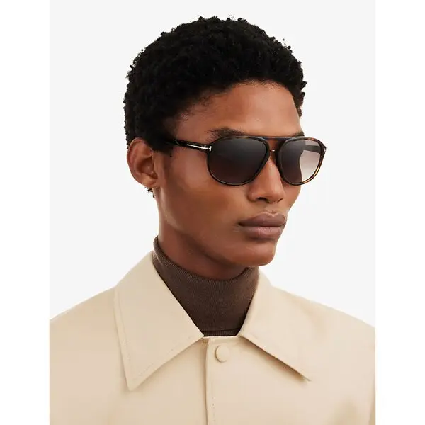 TOM FORD Jacob Aviator Sunglasses