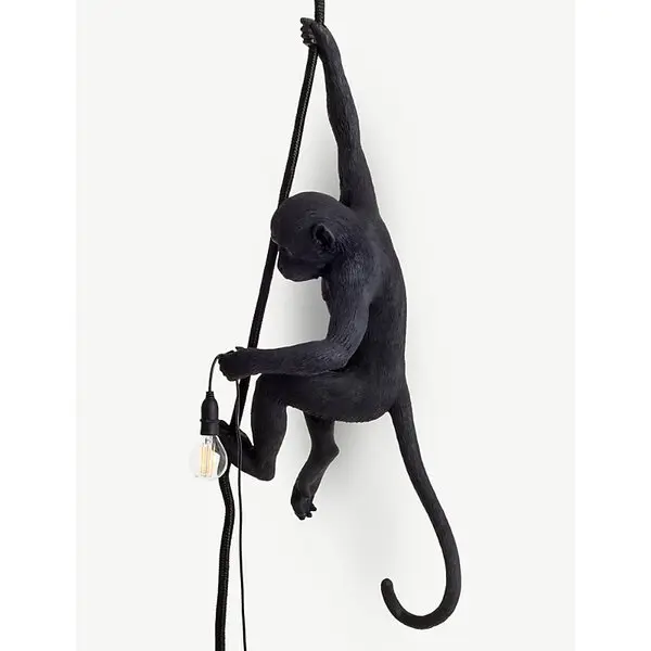 SELETTI Hanging Monkey Resin Outdoor Lamp 80cm - One-color
