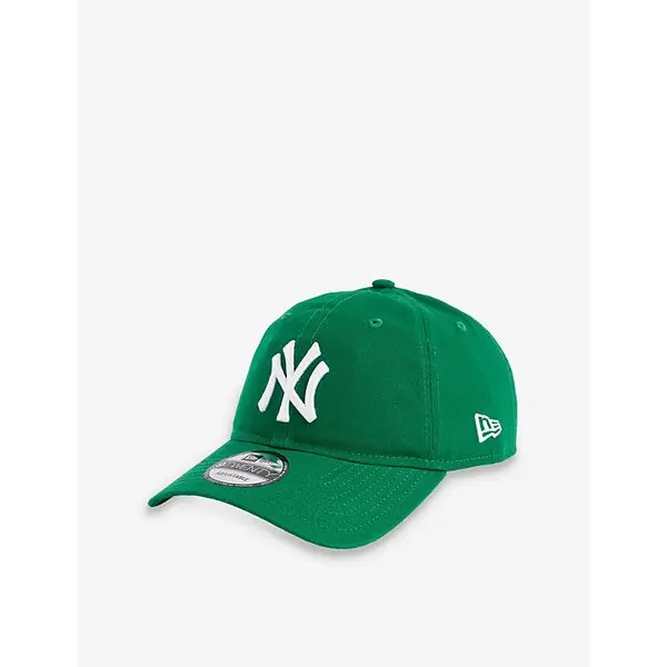New Era 9twenty New York Yankees Logo-embroidered Baseball Cap - Green
