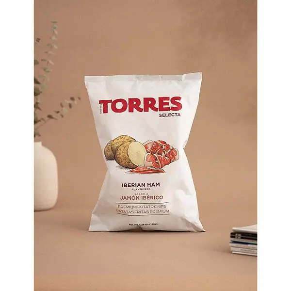 TORRES Iberian Ham Flavoured Crisps 150g