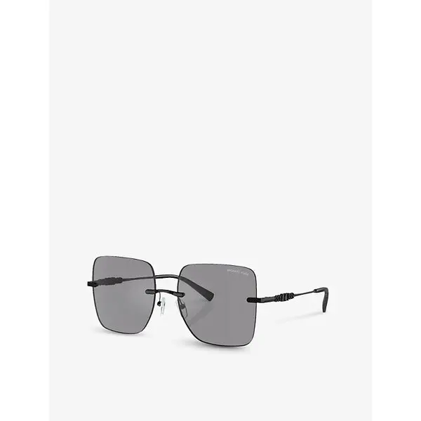Michael Kors Mk1150 Quebec Square-frame Sunglasses - Grey