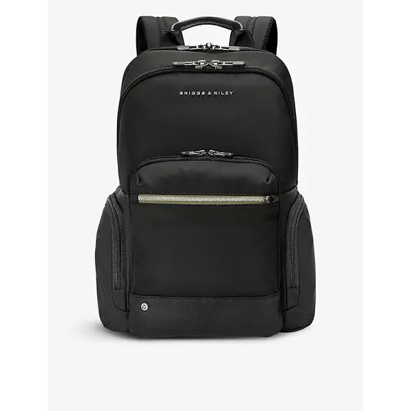 Briggs & Riley Work Medium Nylon-blend Backpack - Black