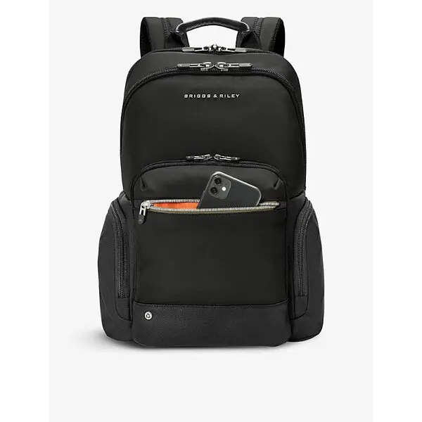 Briggs & Riley Work Medium Nylon-blend Backpack - Black