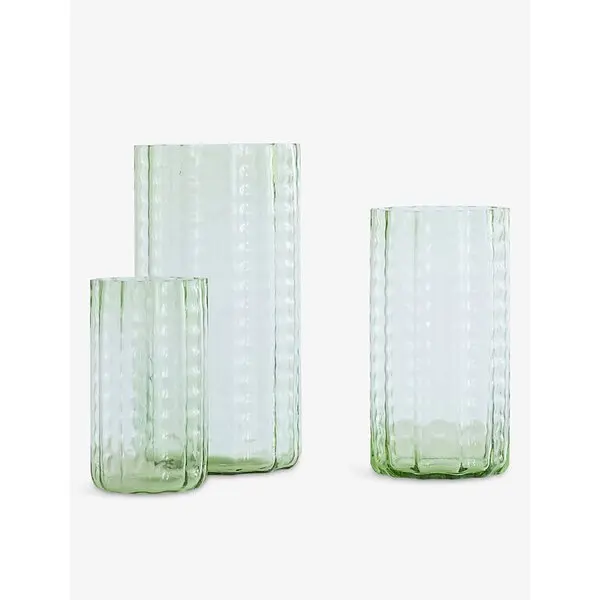 SERAX Wave Glass Vase 28cm