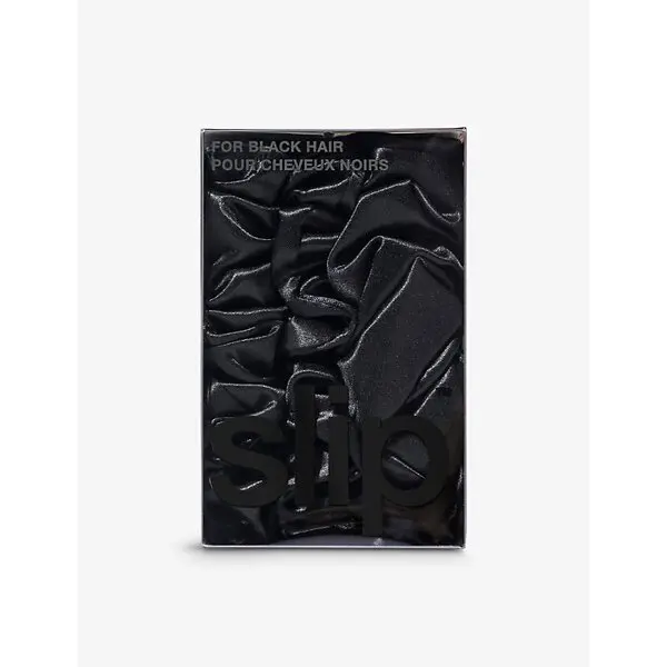 Slip Pack Of Three Silk Scrunchies - One-color