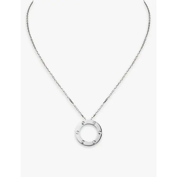 CARTIER Love 18ct Diamond Necklace - White Gold