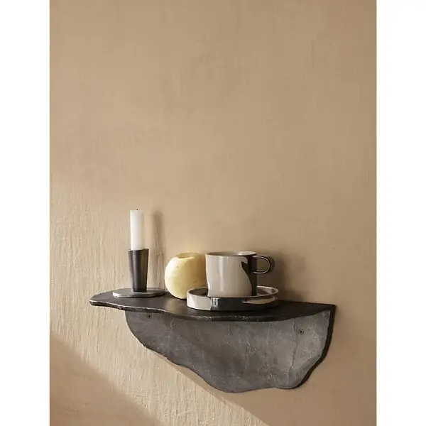 FERM LIVING Inlay Contrast-print Stoneware Cup And Saucer