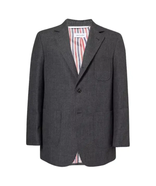 Thom Browne Single-breasted Notch-lapel Wool Blazer
