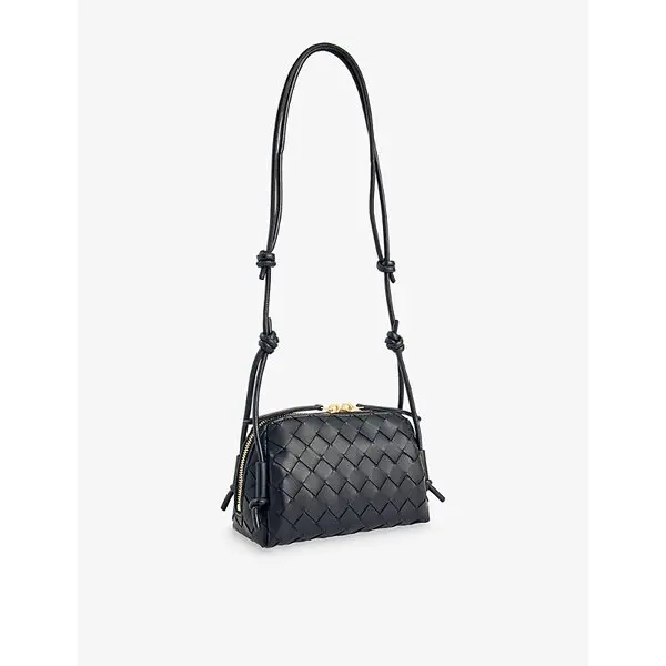 Bottega Veneta Loop Mini Leather Cross-body Bag - Black