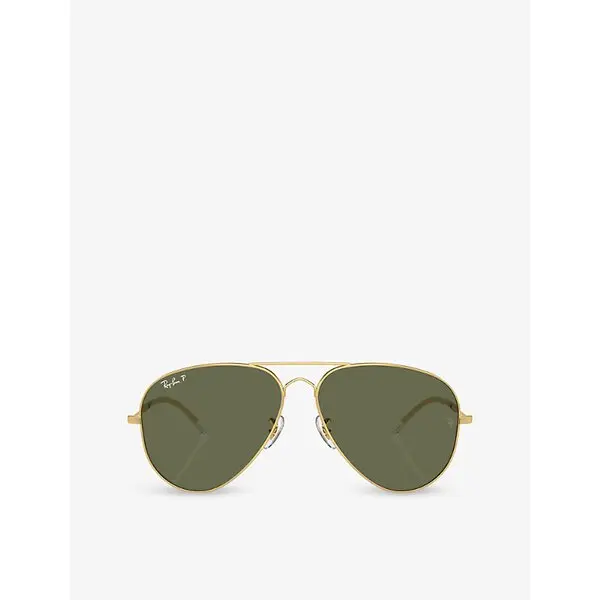 Ray-ban Aviator Metal Sunglasses - Gold