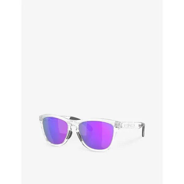Oakley Frogskins™ Round-frame Sunglasses - Clear