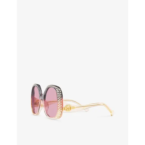 Gucci Round-frame Polyamide Sunglasses