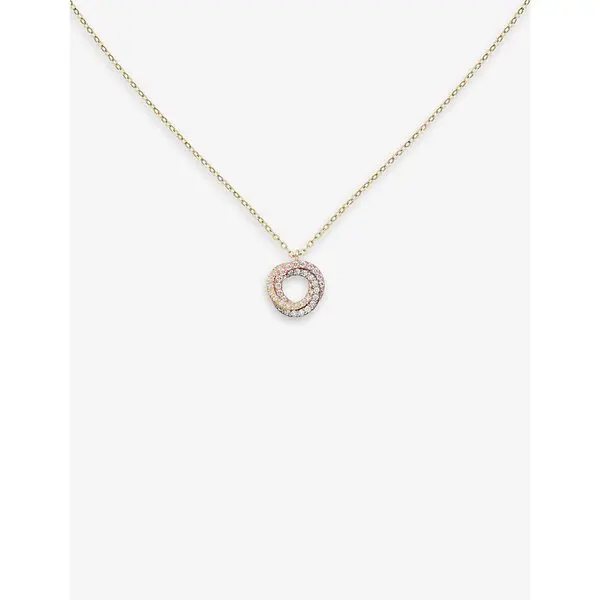 Cartier Trinity 18ct And Diamond Pendant Necklace - Gold