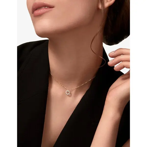 Cartier Trinity 18ct And Diamond Pendant Necklace - Gold