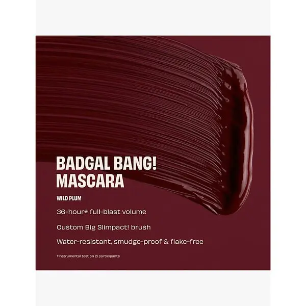 BENEFIT COSMETICS Badgal Bang! Rebel Mascara 8.5g - Wild Plum