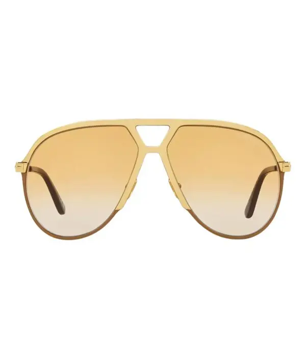 TOM FORD Xavier Aviator-frame Metal Sunglasses - Gold
