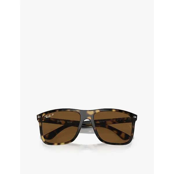 Ray-ban Rb4547 Polished-frame Sunglasses - Brown