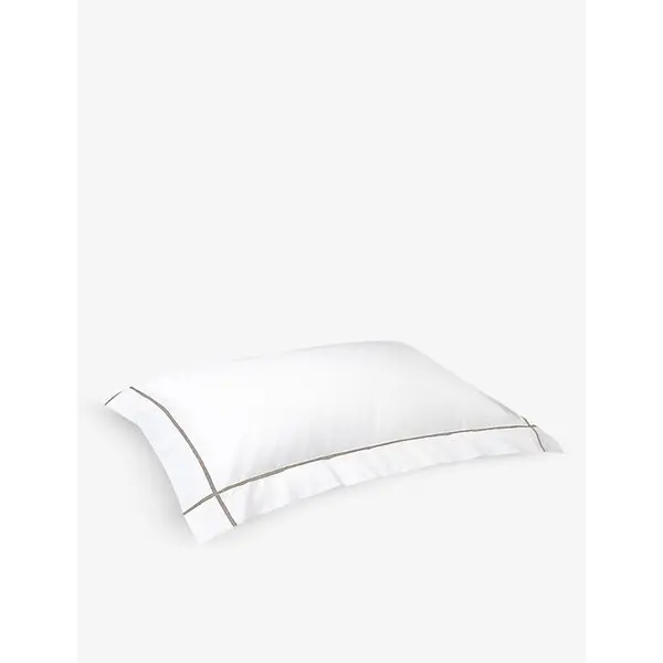YVES DELORME Athena Pillowcase 50x75cm - Pierre