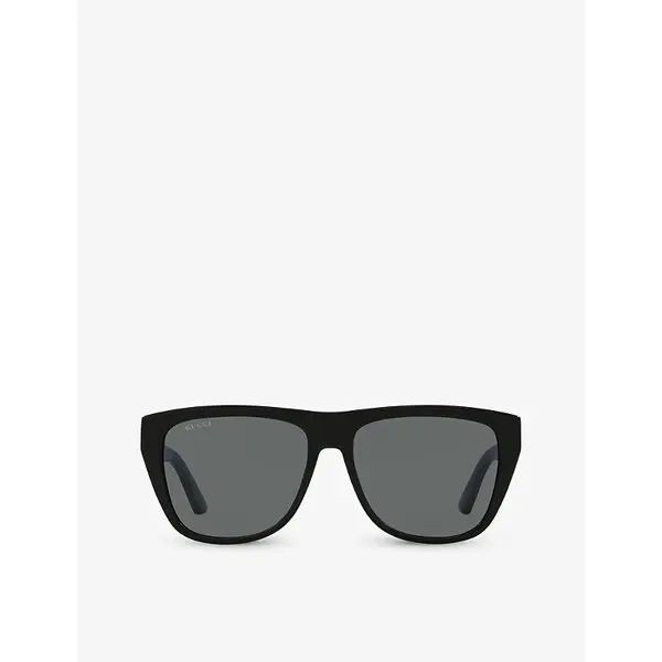Gucci Gg0926s Rectangular Sunglasses - Black