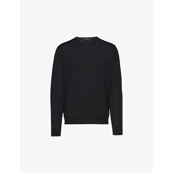 Prada Regular-fit Wool Jumper - Black