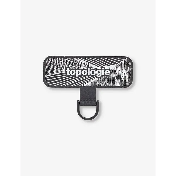 TOPOLOGIE Dring Brand-print Woven Phone Strap Adapter 5cm - Black