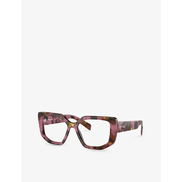 Prada Irregular-frame Acetate Optical Glasses