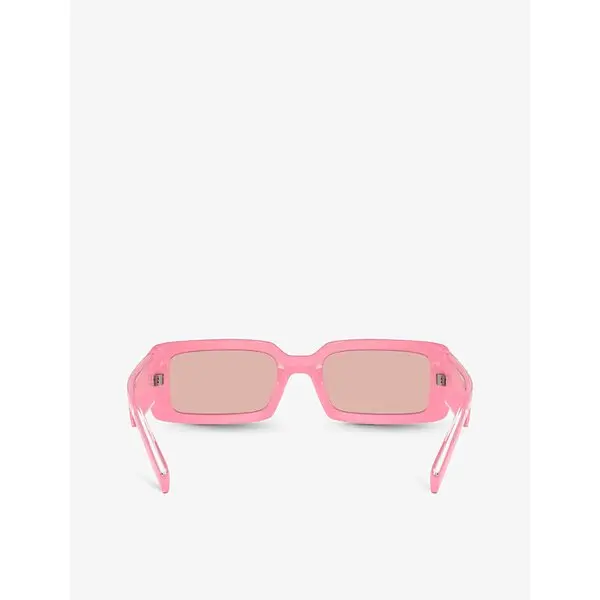 Dolce & Gabbana Dg6187 Rectangle-frame Sunglasses - Pink