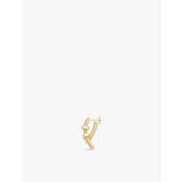 CARTIER Crou De 18ct Yellow-gold Left Earring