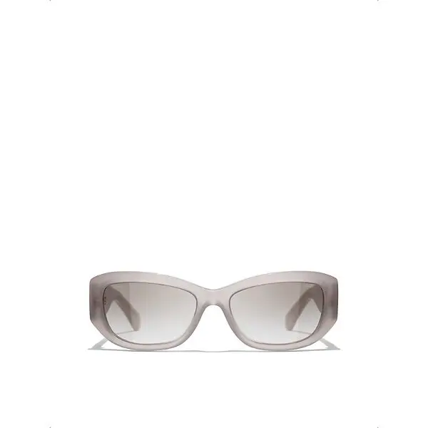Chanel Rectangle Sunglasses - Grey