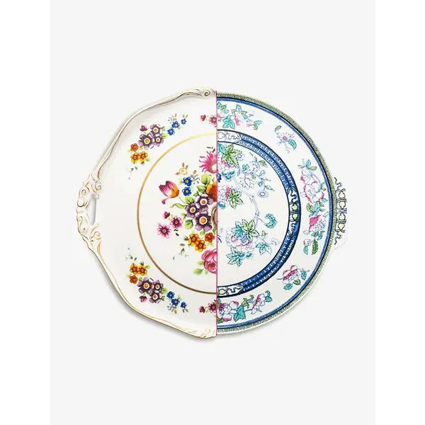 SELETTI Hybrid Dorotea Bone China Porcelain Tray 35cm - One-color