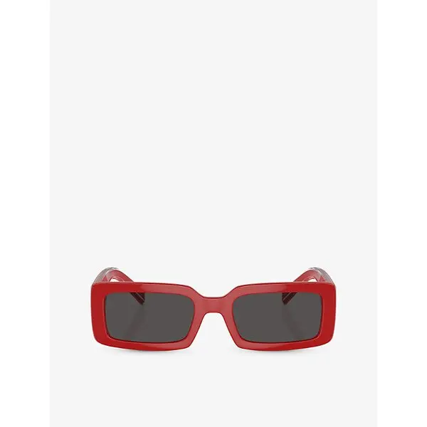 Dolce & Gabbana Dg6187 Rectangle Sunglasses - Red