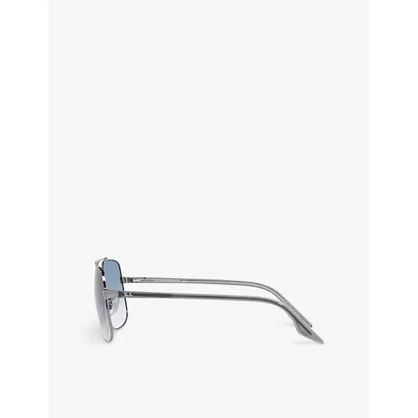 Ray-ban Polished-metal Sunglasses - Grey