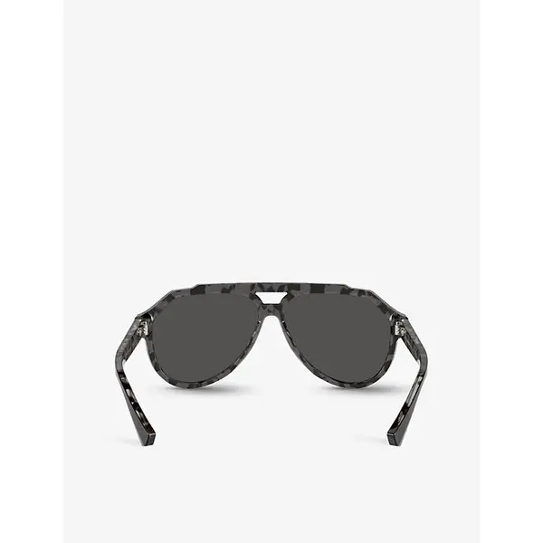 Dolce & Gabbana Dg4452 Aviator-frame Sunglasses