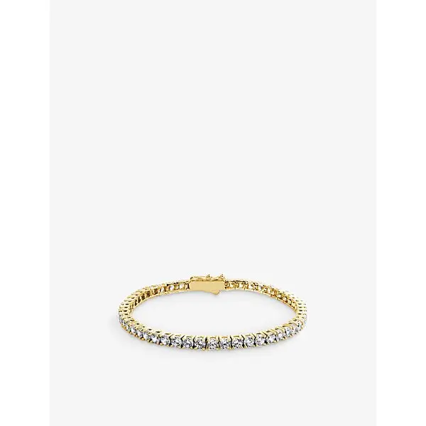 CARAT* LONDON Francine Tennis Bracelet - Gold