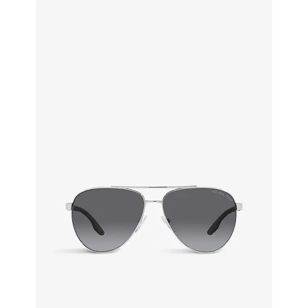 Prada Aviator Sunglasses - Silver