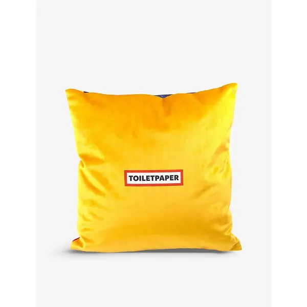 SELETTI Wears Toiletpaper Globe Cushion Cover 50cm X 50cm