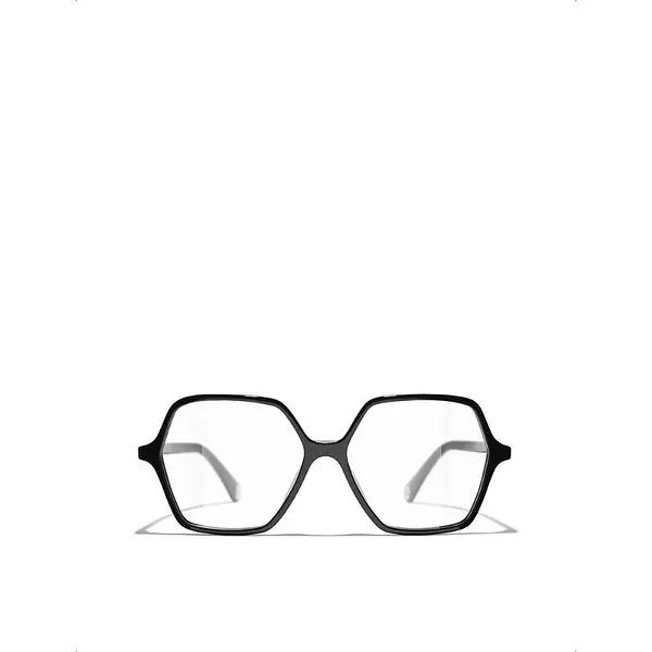 Chanel Square Eyeglasses - Black