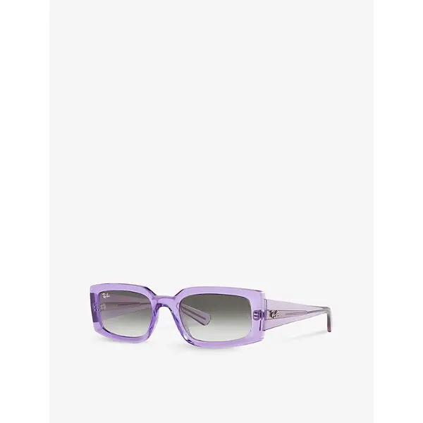 Ray-ban Kiliane Rectangle-frame Sunglasses - Purple