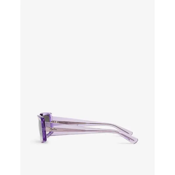 Ray-ban Kiliane Rectangle-frame Sunglasses - Purple