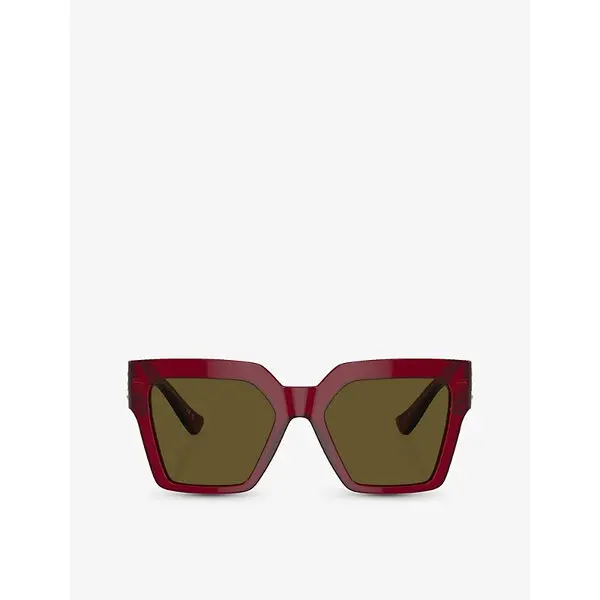 Versace Ve4458 Butterfly-frame Sunglasses - Red